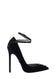 STASIA BLACK SUEDE PUMPS